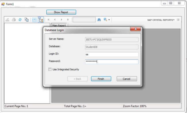 Crystal Reports in C#